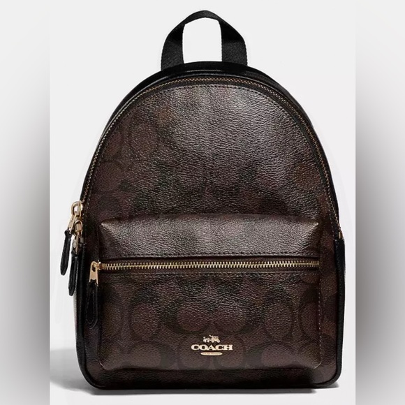 Coach | Bags | Coach Mini Charlie Backpack In Signature Canvas | Poshmark